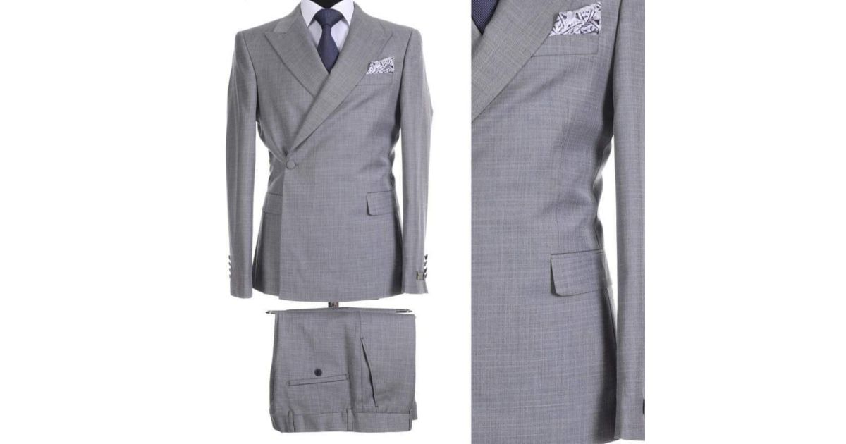 Grey One Button Super Double Breasted - 42 - 34 | Sell-SA